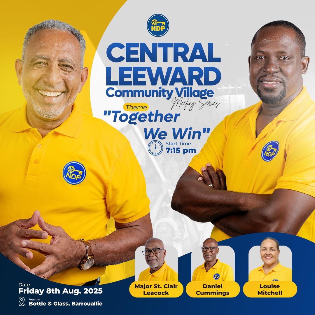 Central Leeward, we’re rolling in — Bottle & Glass next – SVG AdzBoard