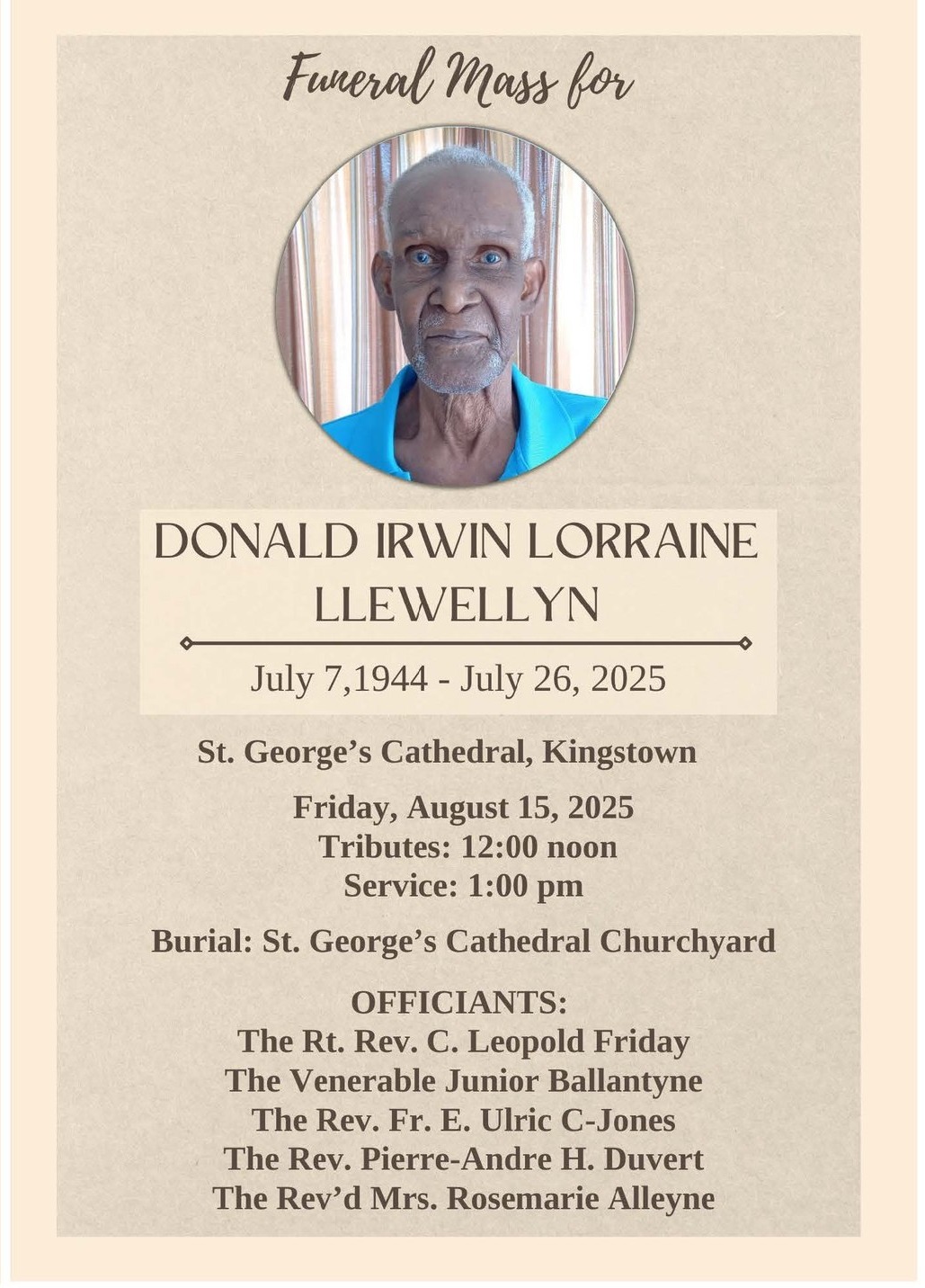 Honoring the Life of Donald Irwin Lorraine Llewellyn – SVG AdzBoard